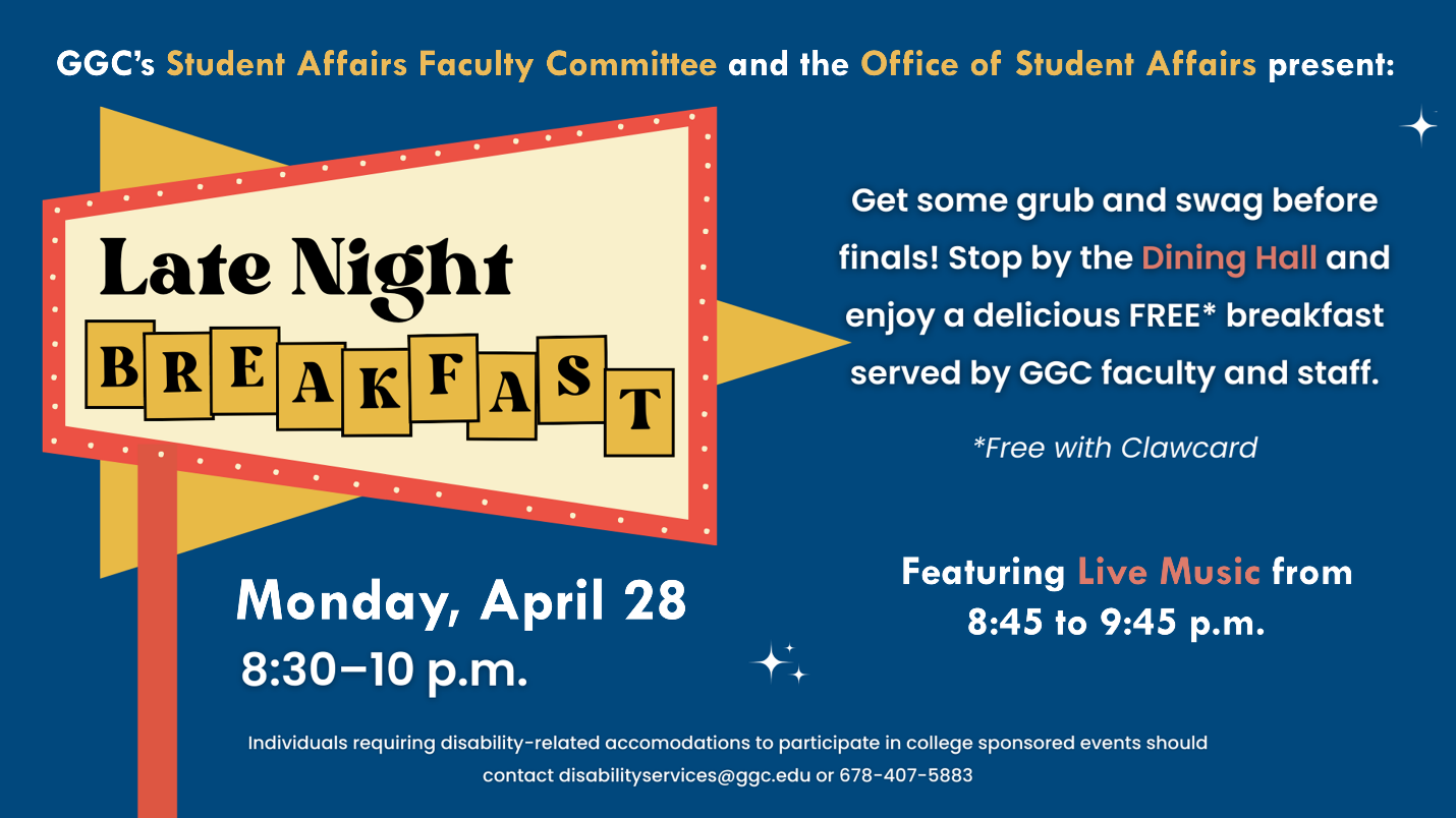 Happening today: The Fall 2025 Late Night Breakfast | Georgia Gwinnett ...